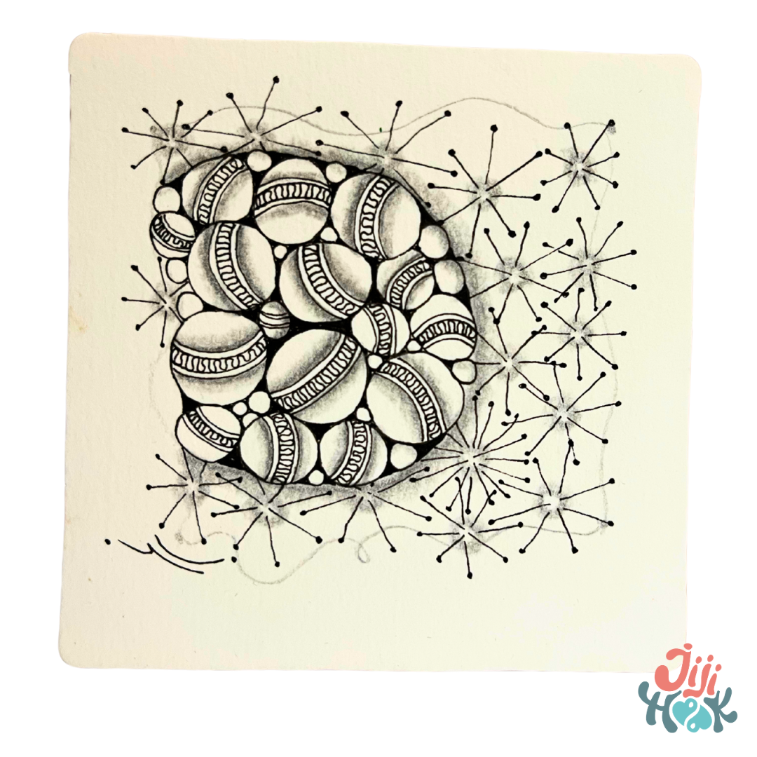 25 motifs Zentangle® inspirants pour se relaxer en dessinant - Jiji Hook