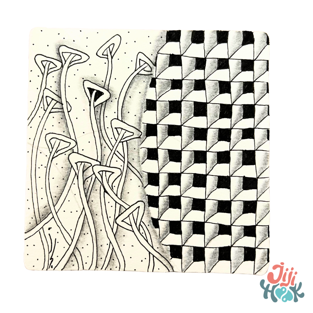 25 motifs Zentangle® inspirants pour se relaxer en dessinant - Jiji Hook